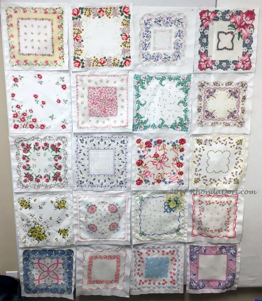 So you want to make a handkerchief quilt with a custom drafted swag ...