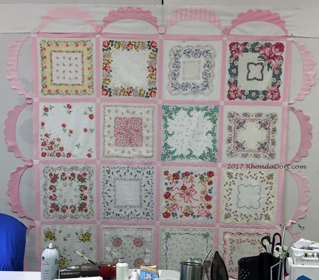 So you want to make a handkerchief quilt with a custom drafted swag ...