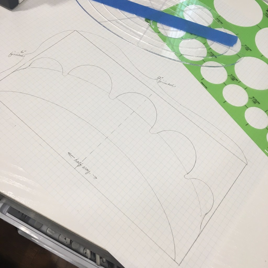 So you want to make a handkerchief quilt with a custom drafted swag ...