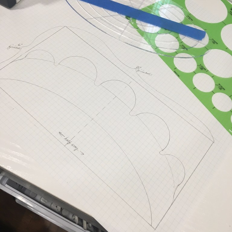 So you want to make a handkerchief quilt with a custom drafted swag ...