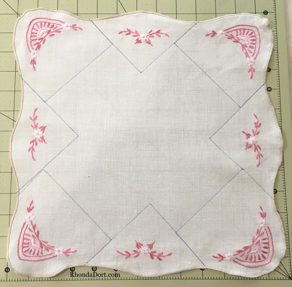 Part 3, Vintage Linens Quilt #2 the tutorial continues… – Rhonda Dort