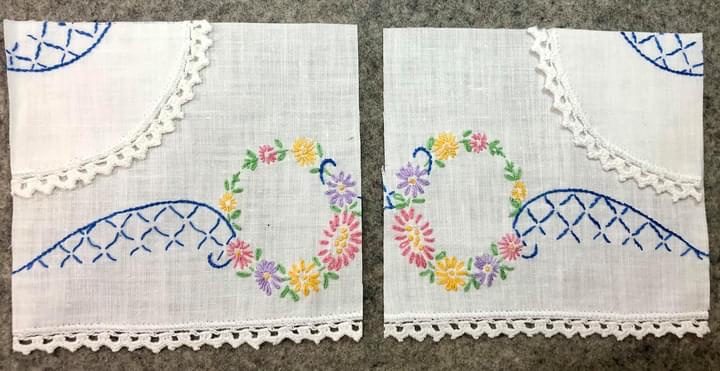 Let’s Make a Vintage Linens Quilt Together, Post #11; Save your scraps ...