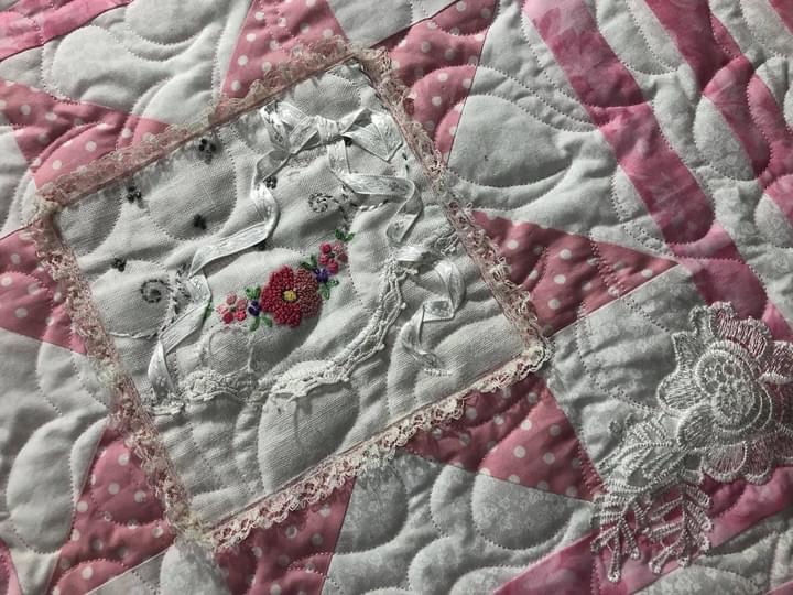 Class 2, Embellishing with Laces and Trims, my Vintage Lattice Stars ...