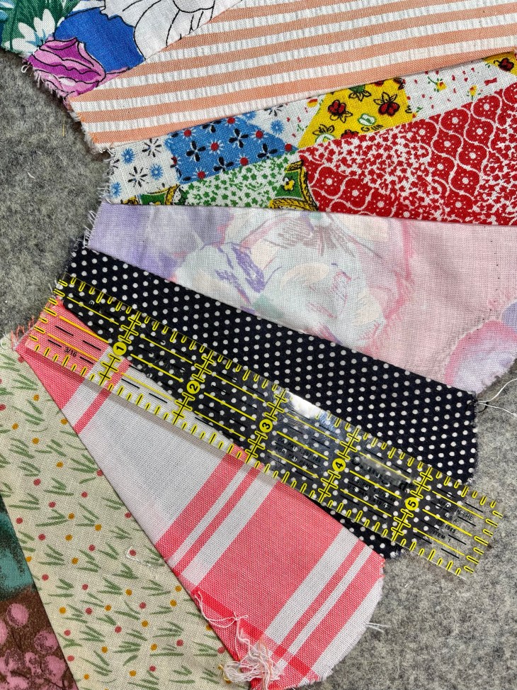 Fixing the Red Dresden Plate Quilt Top, Part 2 – Rhonda Dort