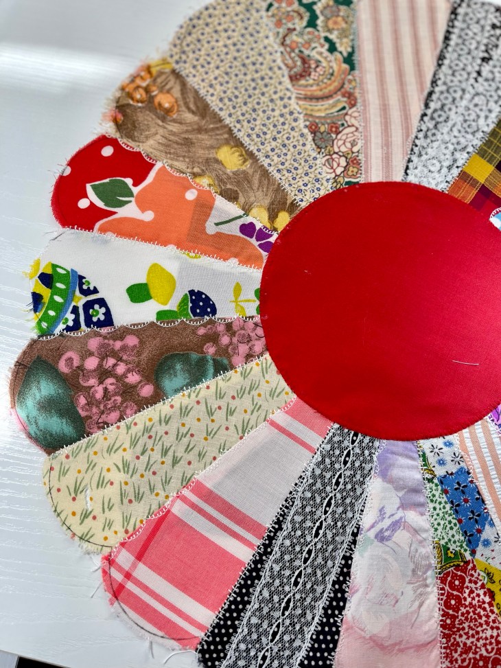 Fixing the Red Dresden Plate Quilt Top, Part 2 – Rhonda Dort